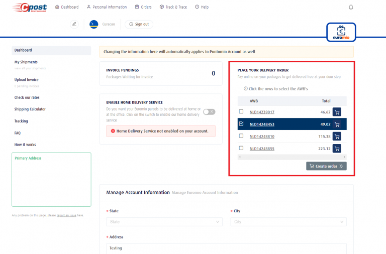 User Guide For Cpost Common Login | Cpost International