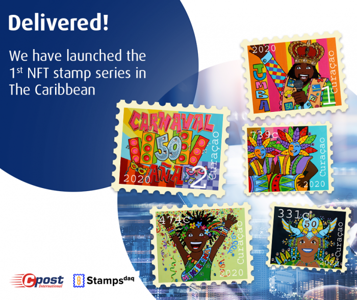Curaçao’s first NFT Carnival stamps | Cpost International
